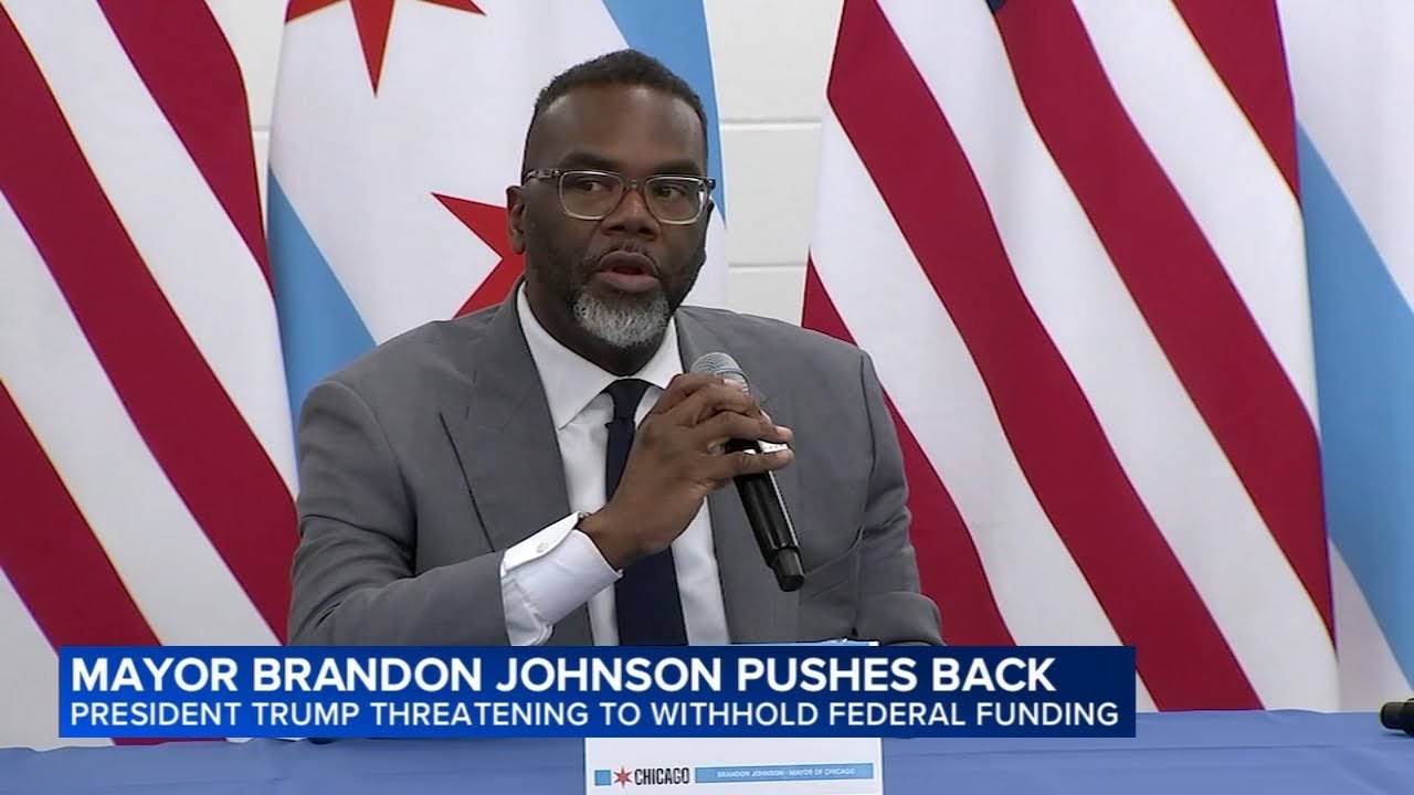 Chicago Mayor Johnson pushes back on Trump's threat to cut off federal funding to sanctuary cities