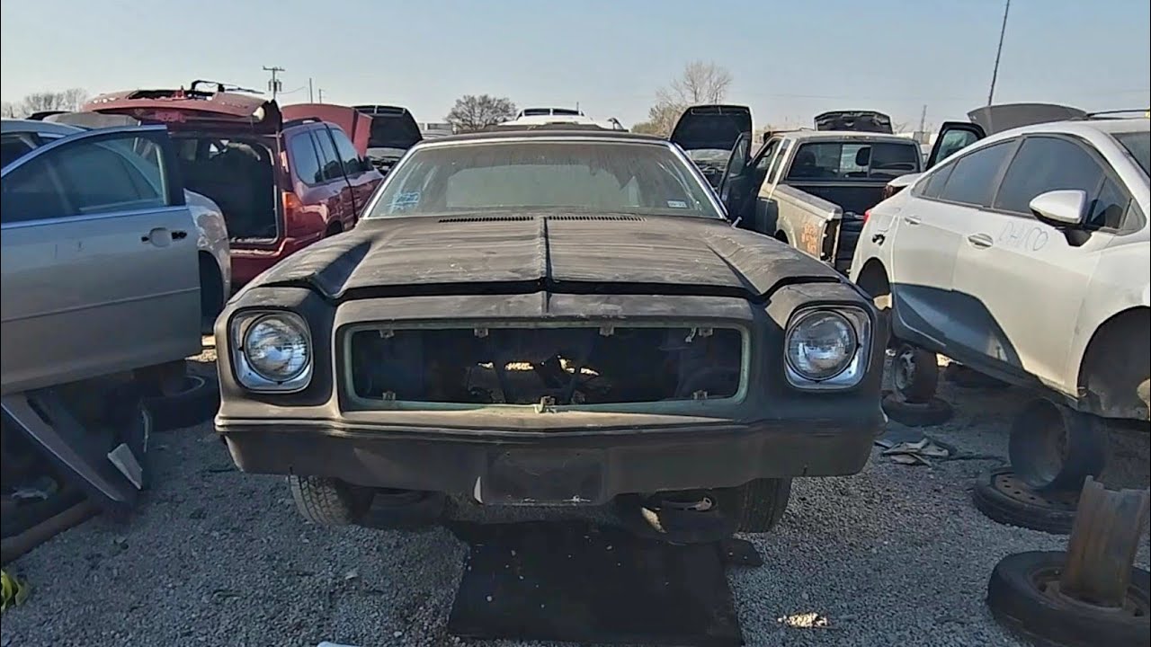 Rare 1973 Chevelle  Laguna Sedan Junkyard Find