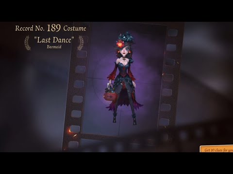 I GOT THE MOST BEAUTIFUL SKIN!!! BARMAID “LAST DANCE” HALLOWEEN COSTUME IDENTITY V!! 🎃🎃