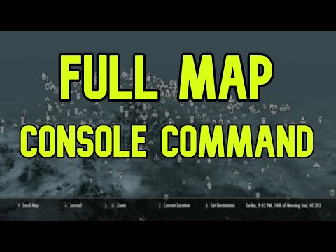 How To Unlock All Map Locations In Skyrim (Console Commands)
