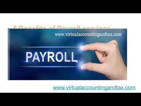 5 benefits of Payroll services | Virtual accounting and tax