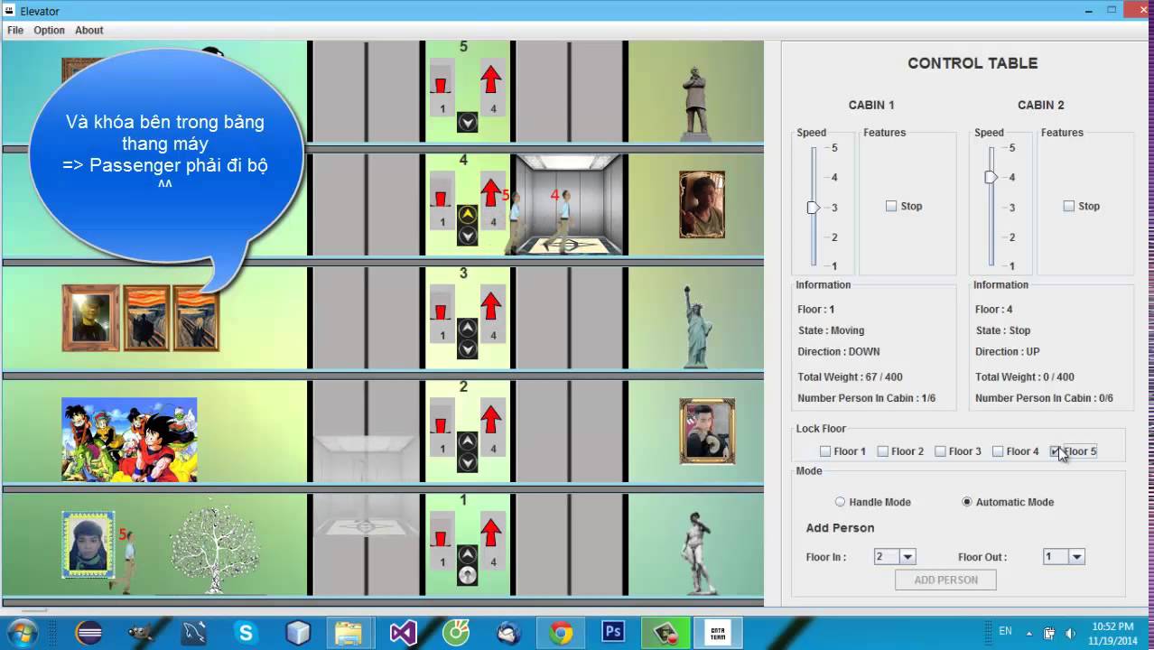 [Java Programing] Elevator Simulator
