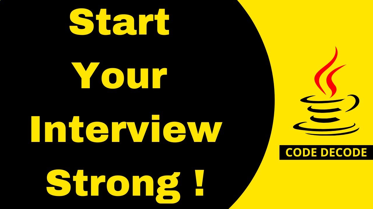 Nail the 'Tell Me About Yourself' Question in Java Interviews (With Example!) | Code Decode
