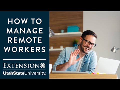 How to Manage Remote Workers