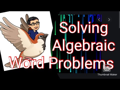 Grade 7-Solving Algebraic Word Problems