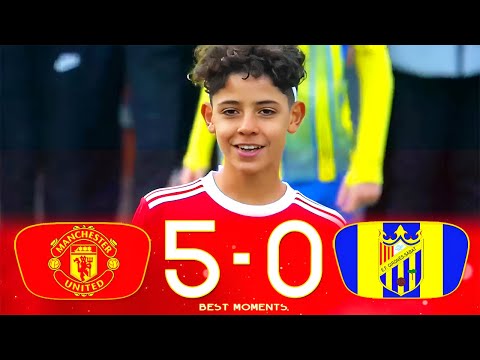 LIKE FATHER LIKE SON! CRISTIANO RONALDO JR SCORES GOAL AND CELEBRATES LIKE HIS FATHER