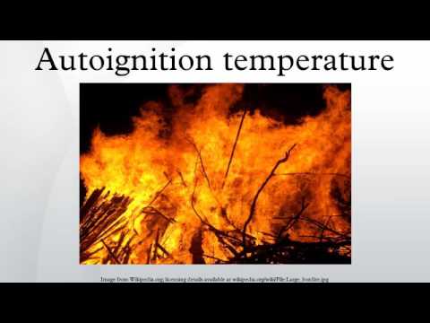Autoignition temperature