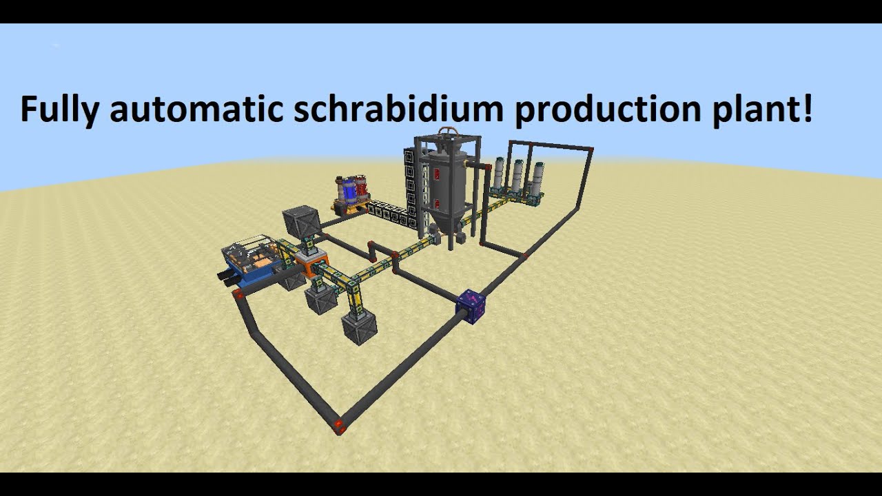 FULLY AUTOMATIC SCHRABIDIUM PRODUCTION PLANT! | HBMs nuclear tech mod