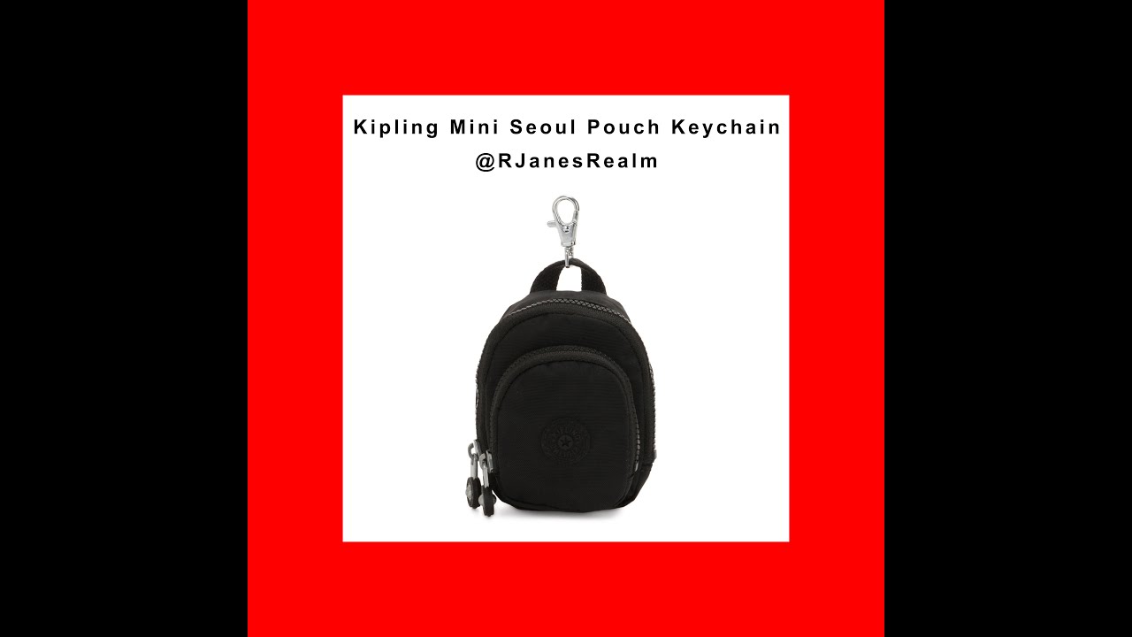 Kipling Retail 🐒 Mini Seoul Pouch Keychain 👝 What Can You Fit (WCYF)
