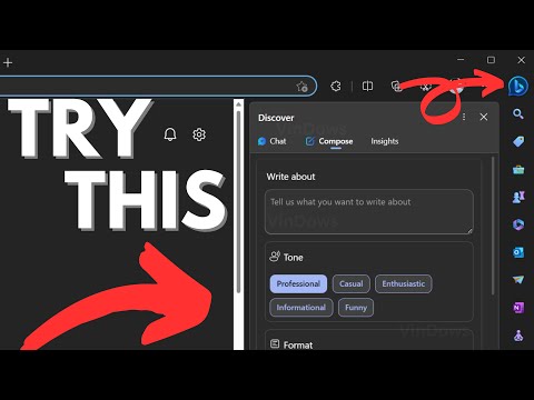 How to Use New Bing with ChatGPT from Microsoft Edge Sidebar