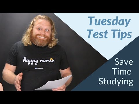 Tuesday Test Tips - Save time studying with NURSING.com (NRSNG)