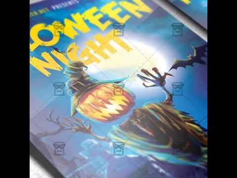 Halloween Night - Seasonal A5 Flyer Template