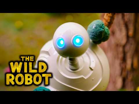 The Wild Robot Movie Trailer but ai generated as Claymation - Runway Gen 3