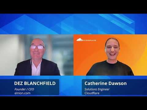 Catherine Dawson, Solutions Engineer for Cloudflare, discussing BeerOps 2025