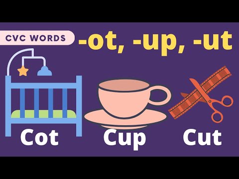 Phonics / CVC Words / - ot, - up, - ut sounds / Phonics for Kids / Learn to Read / Phonics Story