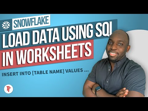 Load data into Snowflake using a SQL statement