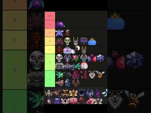 CALAMITY INFERNUM BOSS TIER LIST #terraria #terrariacalamity #gaming #tierlist