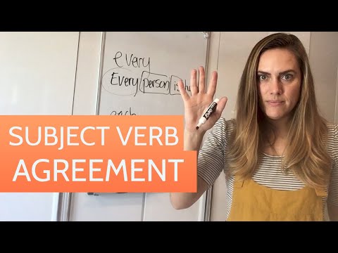 Subject Verb Agreement | English Grammar Course (ESL Class)