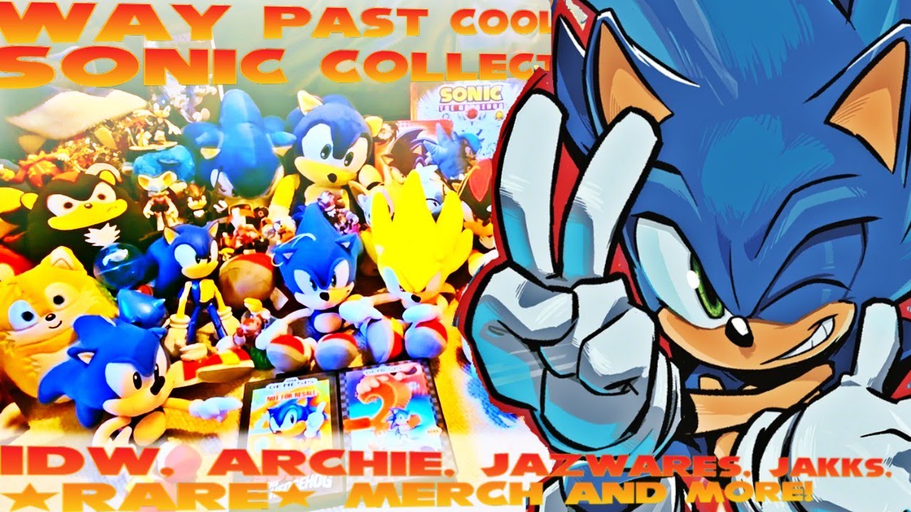 WAY PAST COOL SONIC COLLECTION - IDW and Archie Comics, *RARE* Items, GE Plushies and more!