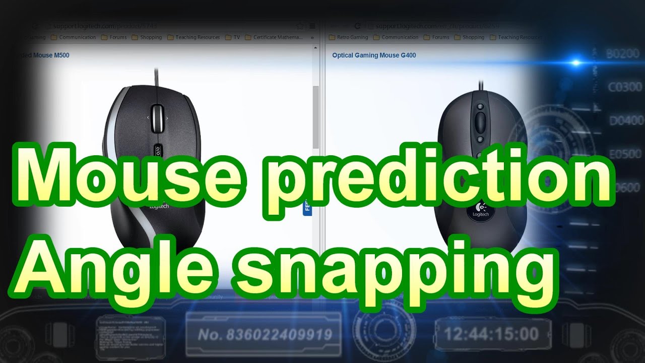 Mouse prediction or Angle snapping