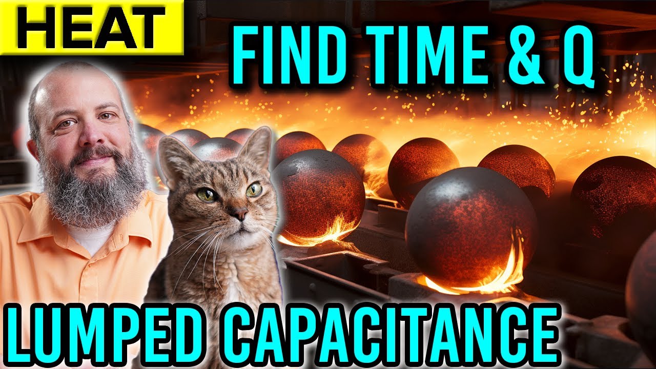 Lumped Capacitance Method Example Problem - Unsteady State Conduction