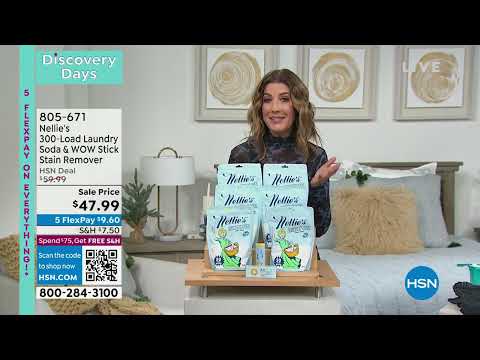 Nellie's 300Load Laundry Soda WOW Stick Stain Remover
