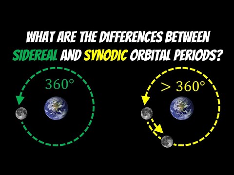 What Are The Differences Between Sidereal And Synodic Orbital Periods?
