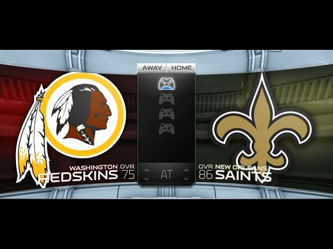 Washington Redskins @ New Orleans Saints | Madden NFL 15