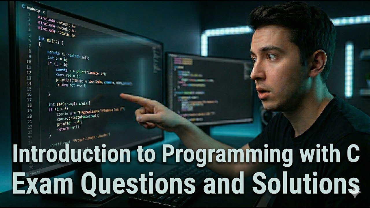 Introduction to Programming with C Exam Questions and Solutions
