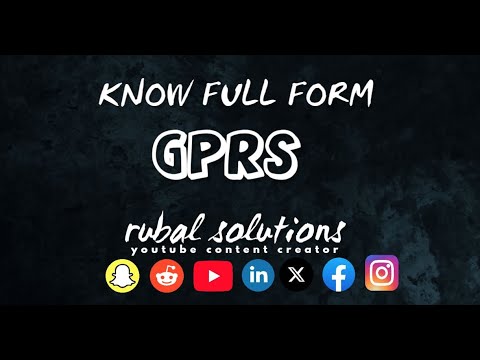 Full Form GPRS || What is GPRS ?