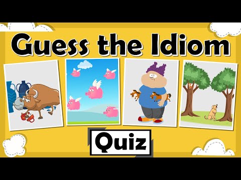 Guess the Idioms from Animated Clues | Fun Idiom Quiz for Kids with Meanings & Examples