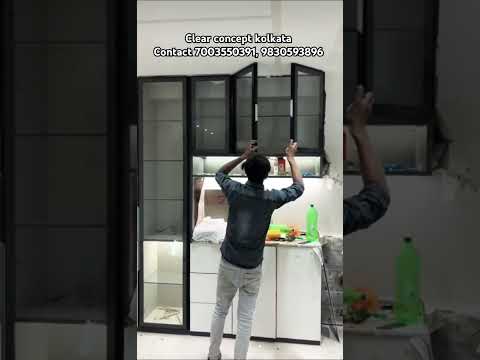 Kitchen Cabinet - Kitchen Cabinet Glass Palla Service Provider from Kolkata