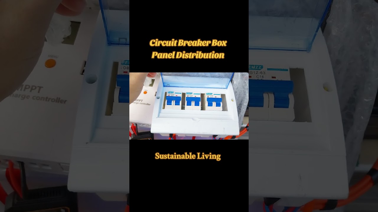 Panel Distribution Box. Circuit Breaker Box  #breaker #diy #solarsetup #solarsystem #uncutreviews