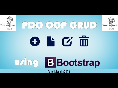 Learn PDO OOP PHP CRUD with Bootstrap 2016 Connecting Database | Part 1 - Mind Luster