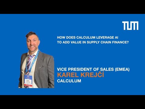 Supply Chain Finance Hub 2024 - From Data to Dollars - Karel Krejčí