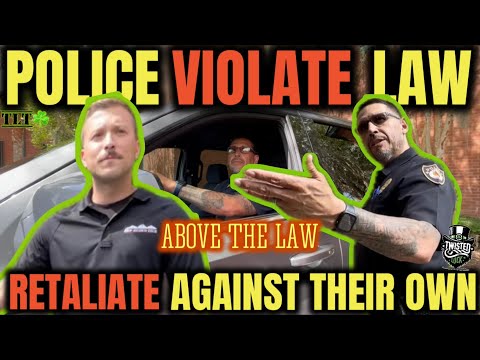 Police Retaliate, Break Laws They Expect YOU to Follow.