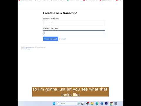 How to use Transcript maker