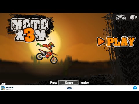 Moto X3M (2024) Bike Race || Level #1 to #12 || Game || POKI ||