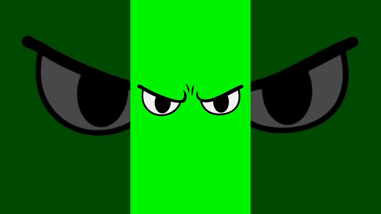 angry eyes video effects green screen video #greenscreen #nocopyright #shorts