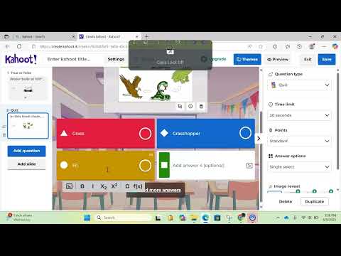 Create a Quiz in KAHOOT