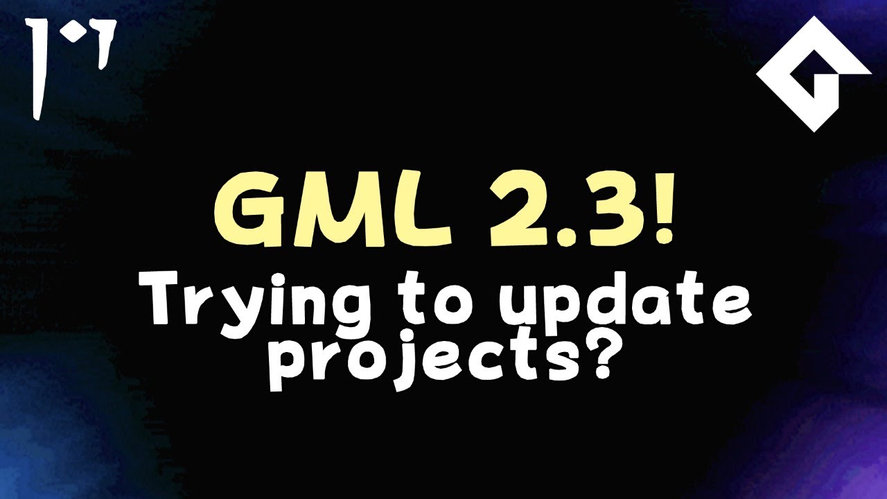 Trying to Update Projects to GameMaker Studio 2.3