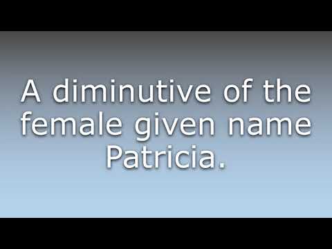 What does Tricia mean?