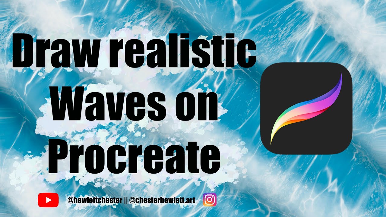 Procreate Tutorial: Draw Realistic Waves with Easy Art 101!