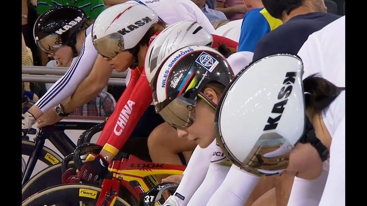 Women's Keirin Final - 2014 Track Cycling World Cup | London