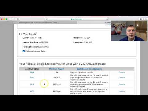 Fidelity's Guaranteed Income Annuity Calculator
