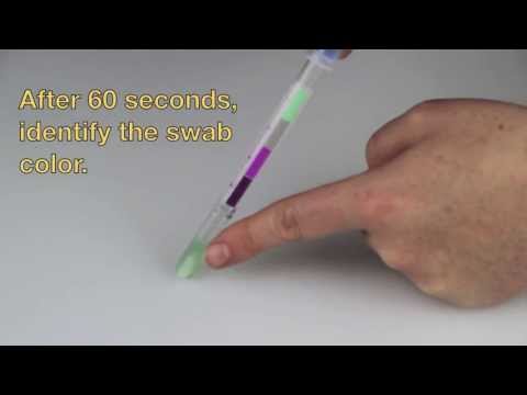 protein residual swab , snap tube test