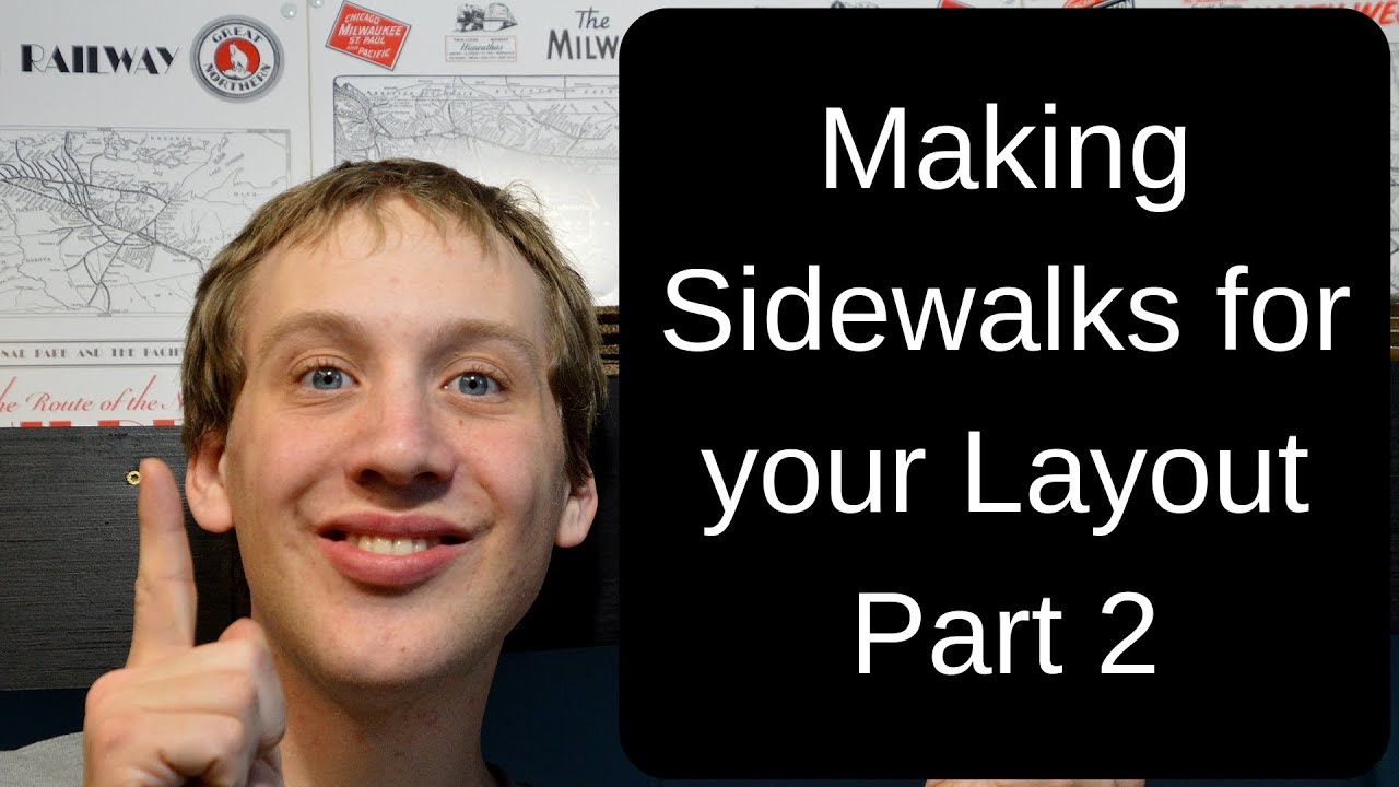 #8 Making Sidewalks for your Layout