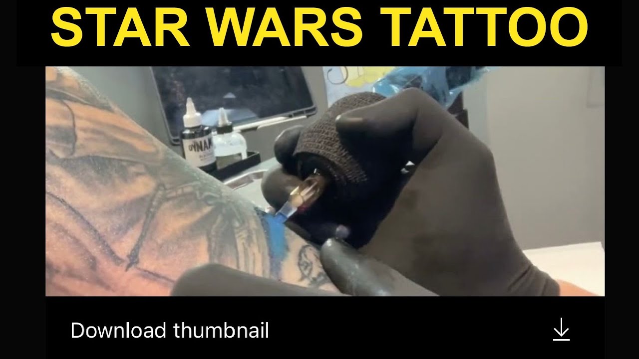 MUST SEE Star Wars Tattoo Color Han and Leia