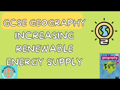 Increasing renewable energy supply | AQA GEOGRAPHY