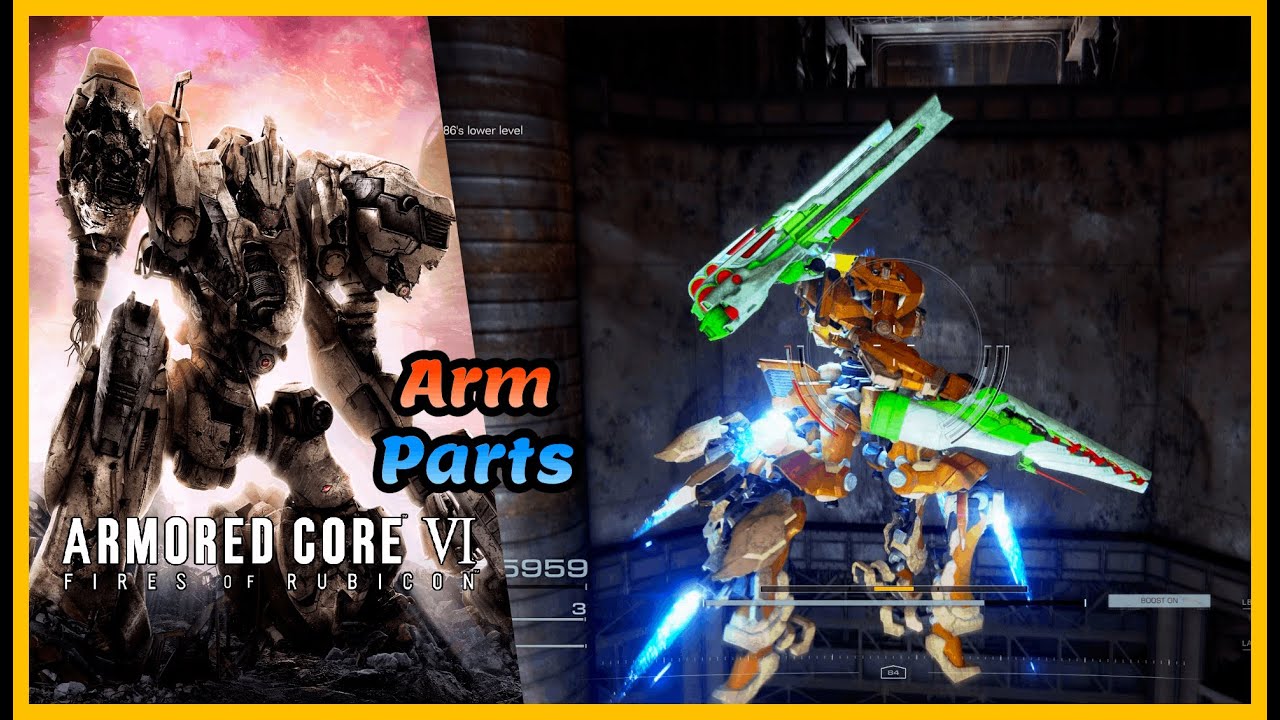 Every Arm Part | All 18 Arms | Armored Core 6